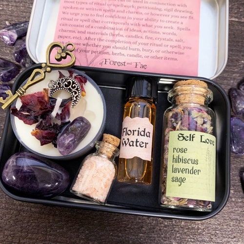 Goddess Travel Altar Witch Kit Spell Bottle | Etsy