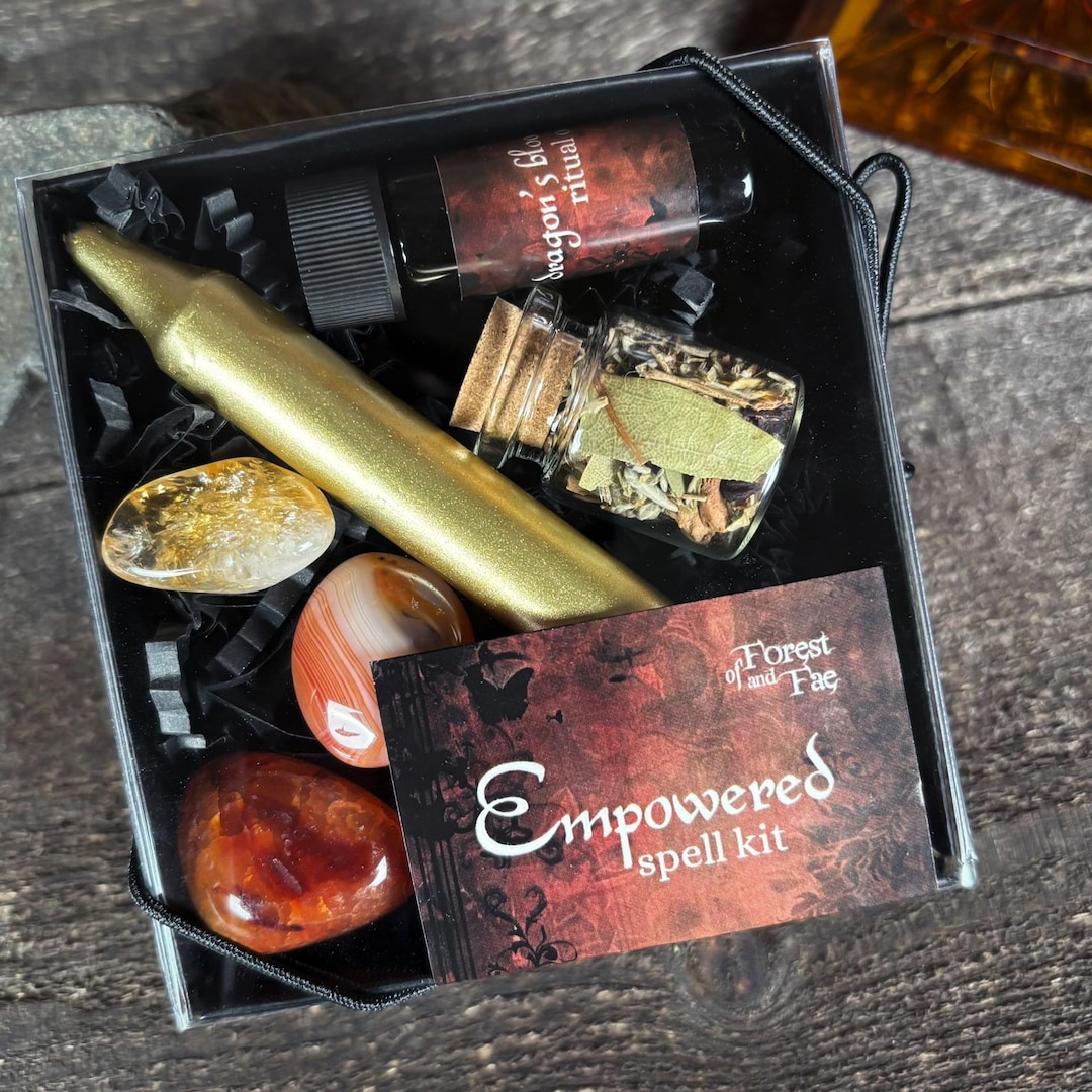 Empowered Spell Kit | Confidence Ritual Box for Personal Power ...