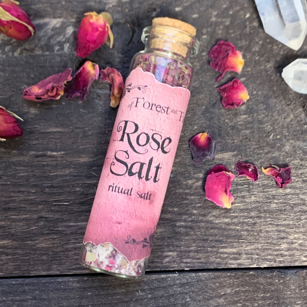 Rose Ritual Salt | Enchanted Salt | Pink Cleansing Salt | Circle ...