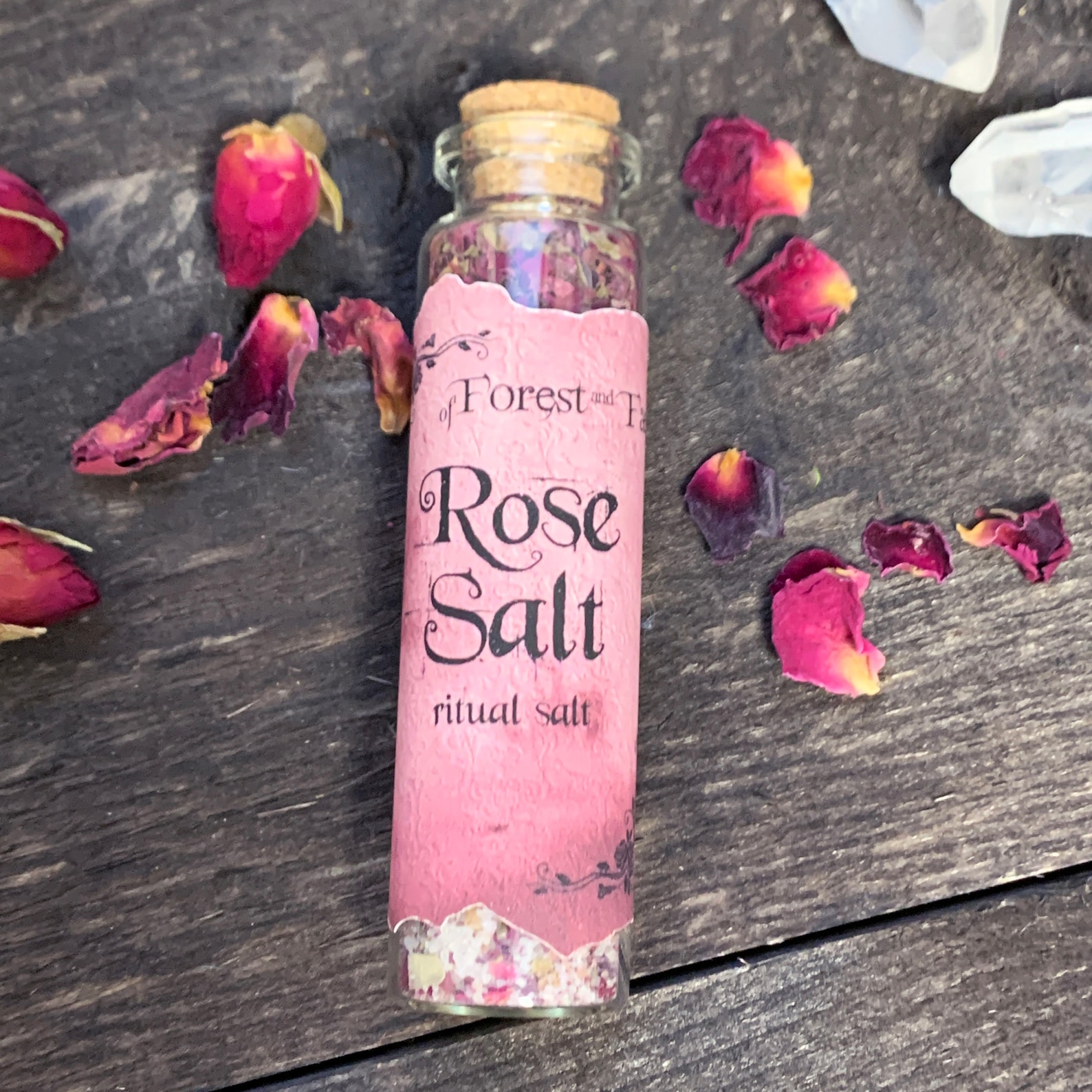 Rose Ritual Salt | Enchanted Salt | Pink Cleansing Salt | Circle ...