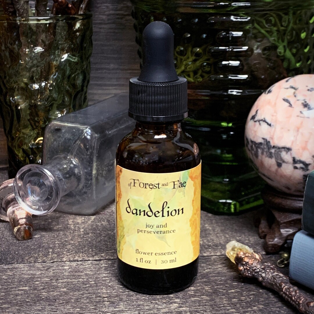 Joy & Perseverance Dandelion Flower Essence for Manifestation ...