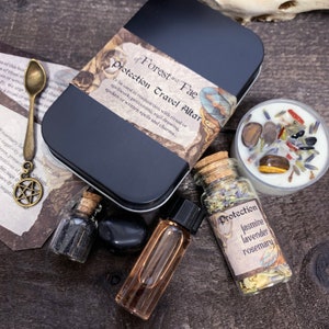 Protection Travel Altar Shielding Ritual Kit Witchcraft Kit Pocket ...