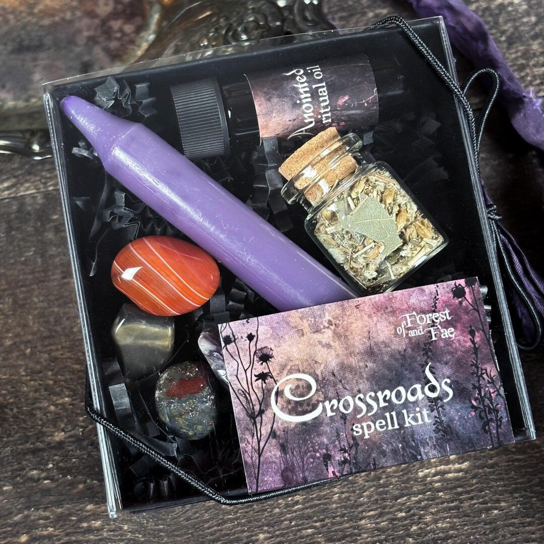 Crossroads Ritual Box | Spell Kit for Decision Making, Clarity ...