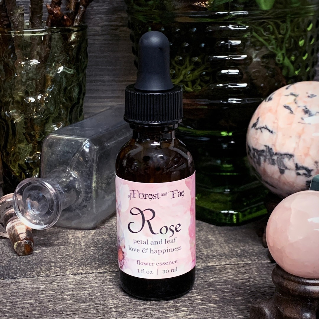 Love & Happiness Rose Petal and Leaf Essence for Divination - Etsy