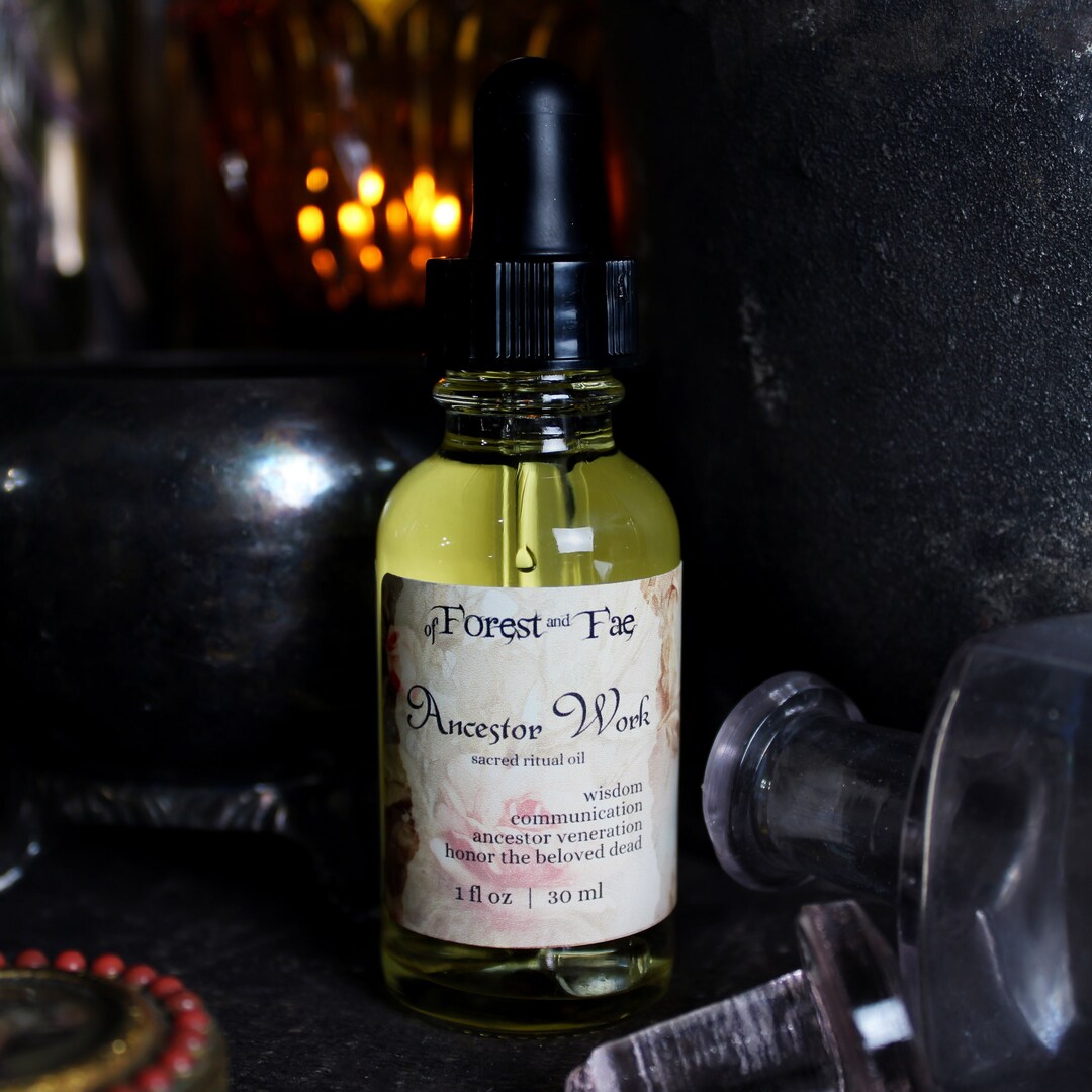 Ancestor Work Sacred Ritual Oil, Altar Oil, Spellcrafting, Witchcraft ...