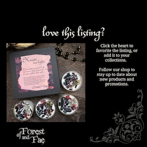 Hecate Tea Light Candle Set | Crystal Infused | Herb Infused | Crystal ...