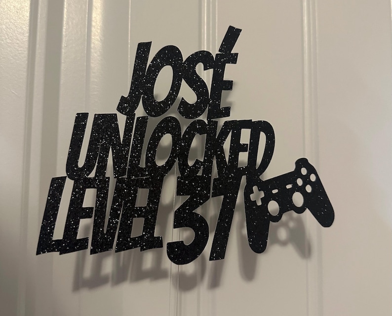 Custom Gamer Birthday Cake Topper: Video Game Controller Party Decor - Etsy