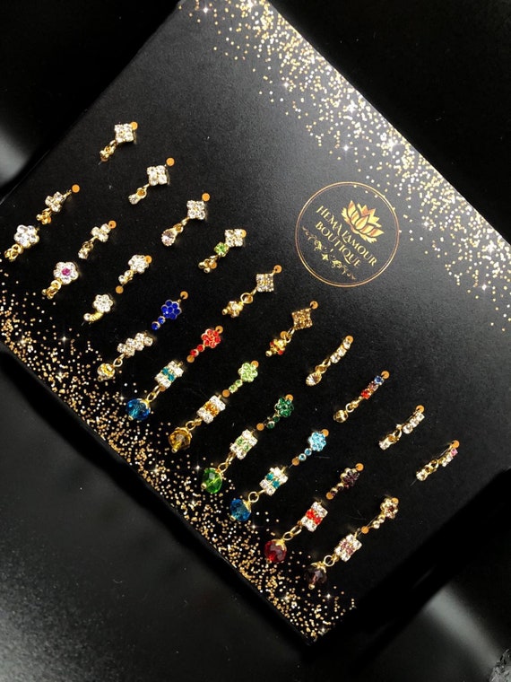 30 Piece Variety Nose Ring Set - Etsy