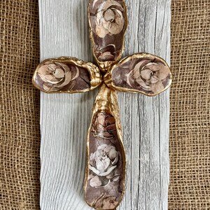 Oyster Shell Crosses on Board Part I Oyster Shells on - Etsy