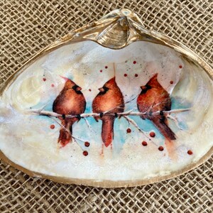 College of Cardinals Part 1 Gilded and Decoupaged Natural Sea Shells - Etsy