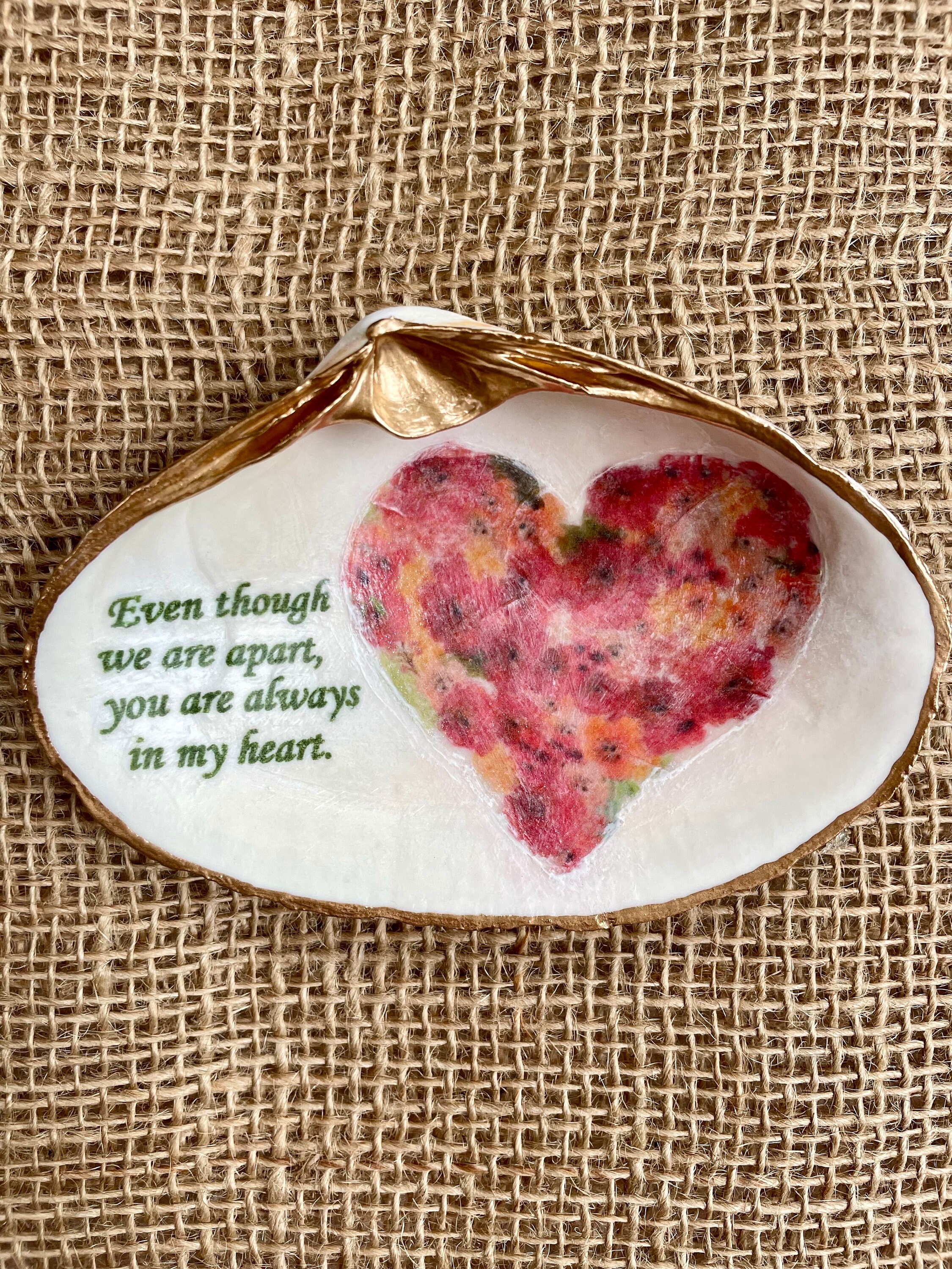 Inspiration, Quotes and Bible Verse - Gilded and Decoupaged Natural ...