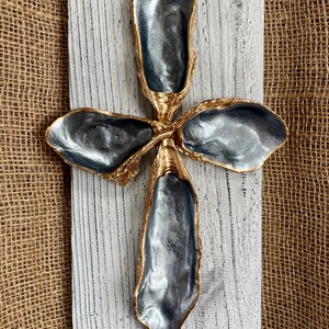 Oyster Shell Crosses on Board Part I Oyster Shells on - Etsy
