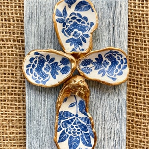 Oyster Shell Crosses Part 3 - Natural Oyster Shells on Reclaimed Barn ...