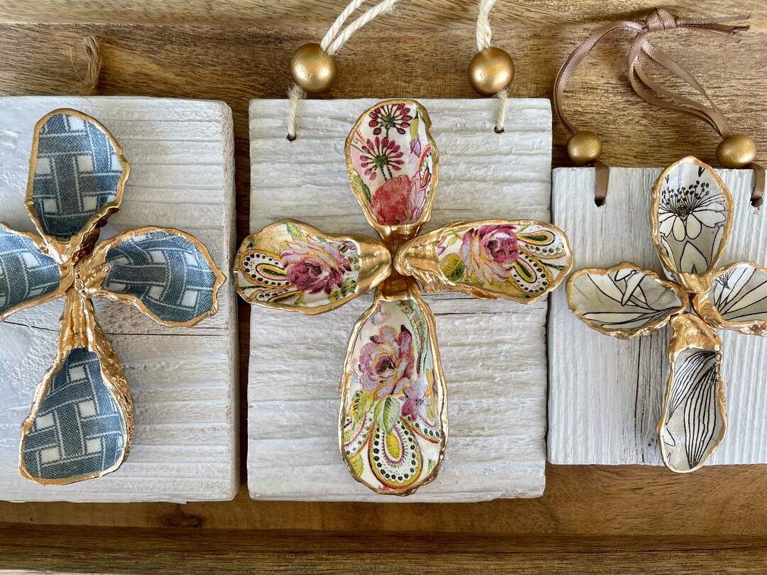 Oyster Shell Crosses Part 2 Oyster Shell Crosses on - Etsy