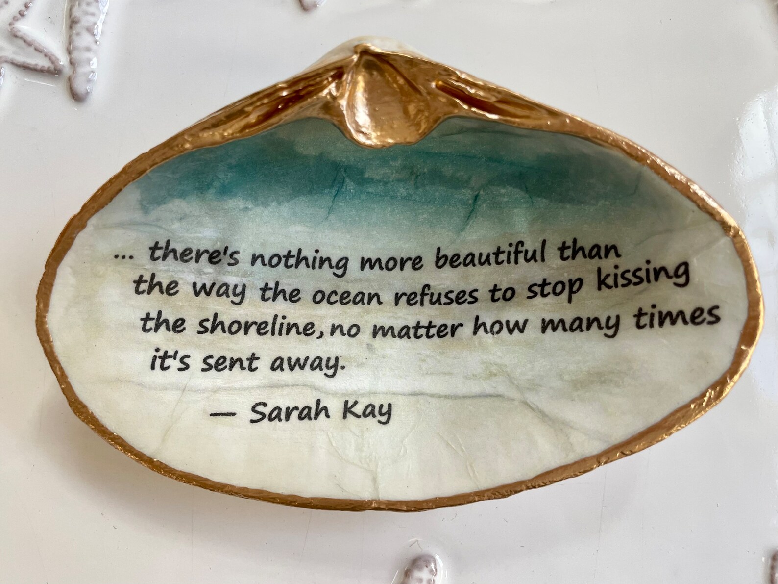 Inspiration, Quotes and Bible Verse - Gilded and Decoupaged Natural ...