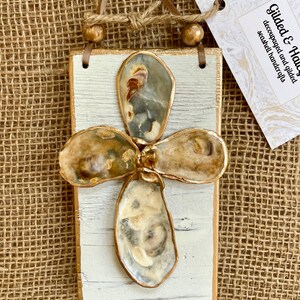 Oyster Shell Crosses Part 3 - Natural Oyster Shells on Reclaimed Barn ...