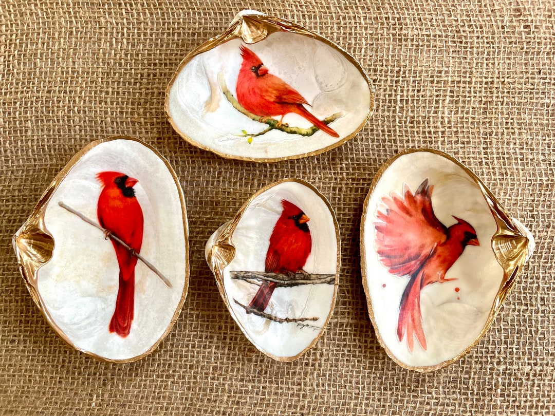 College of Cardinals Part 1 Gilded and Decoupaged Natural Sea Shells - Etsy