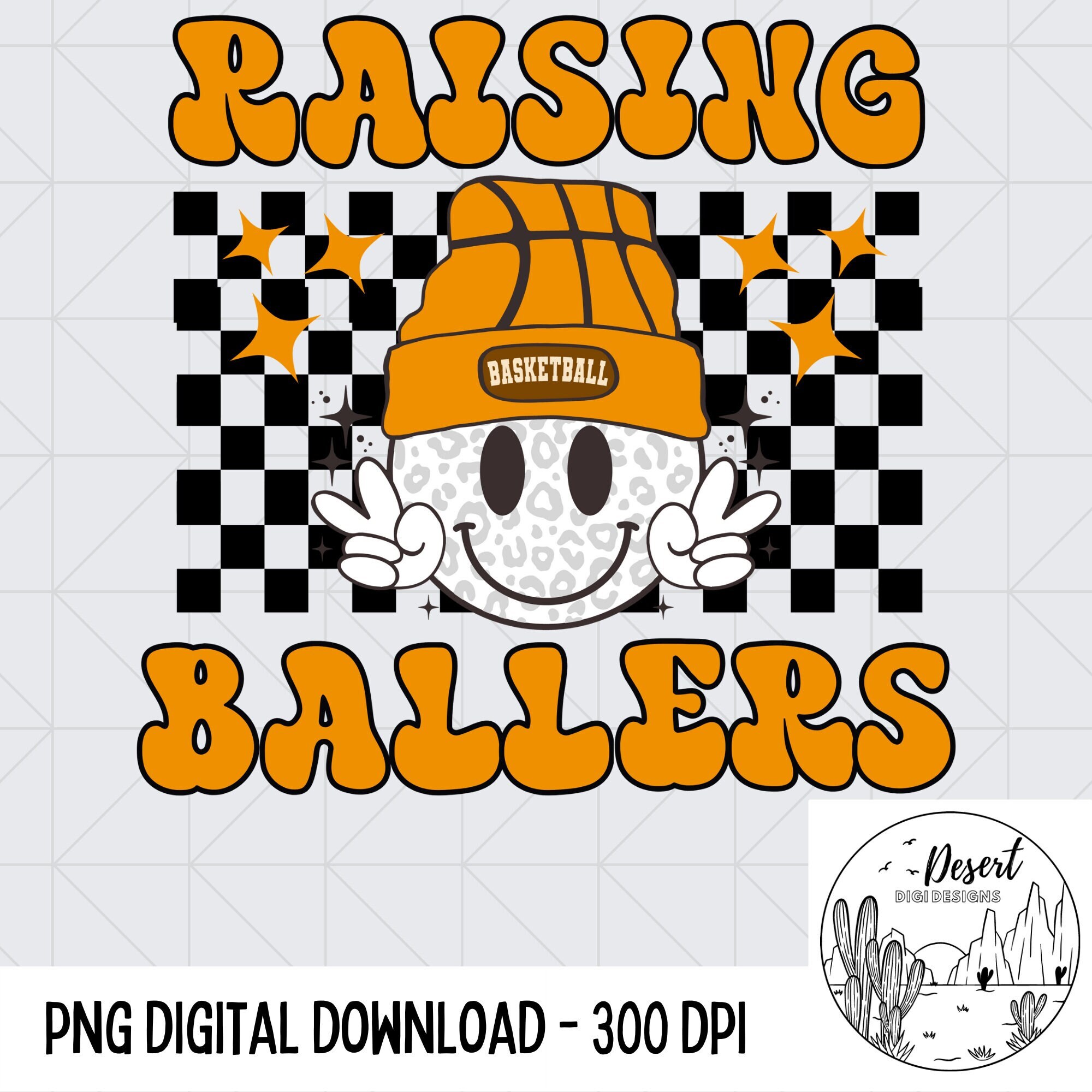 Raising Ballers Happy Face PNG - Smiley PNG - Basketball Design PNG ...