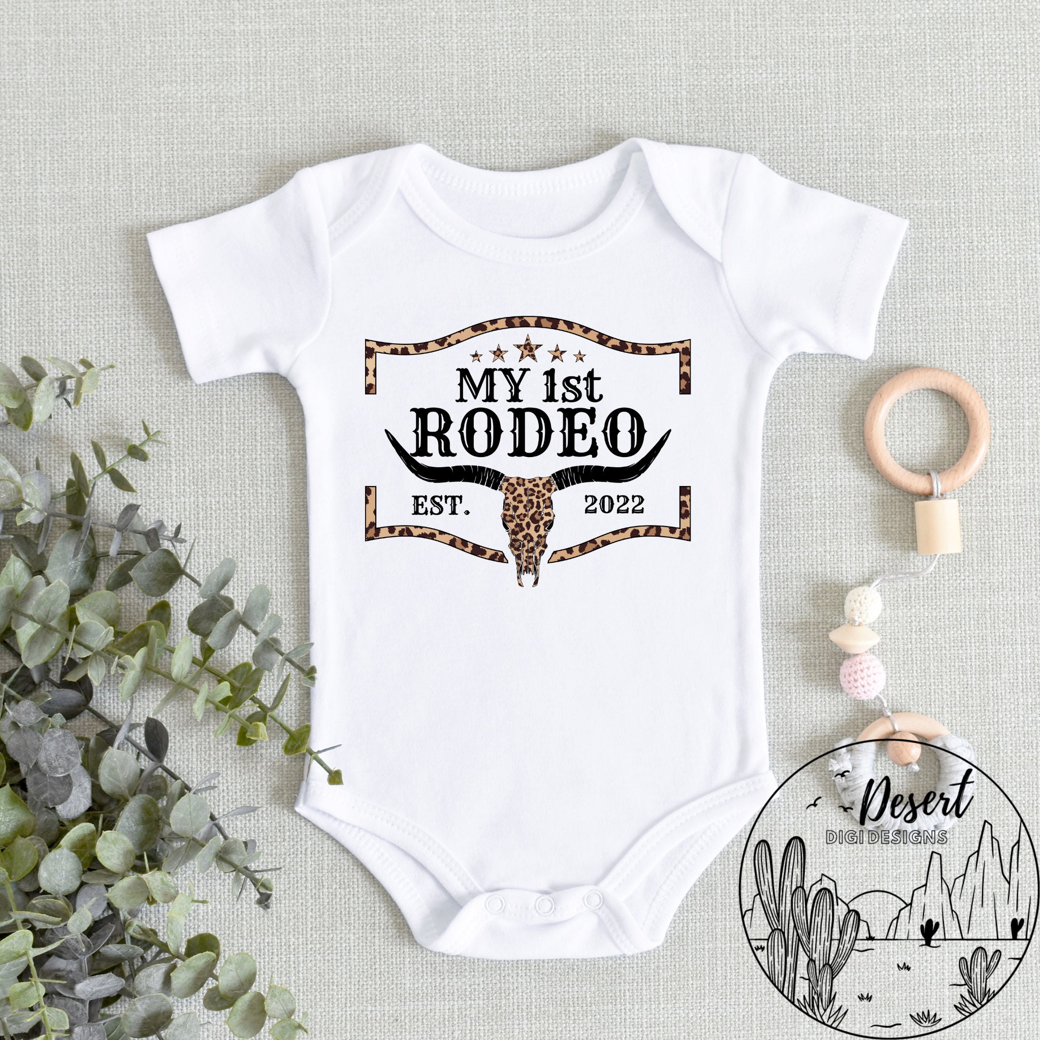 My 1st Rodeo Family PNG Set - Cheetah Print - Cowhead Birthday Design ...