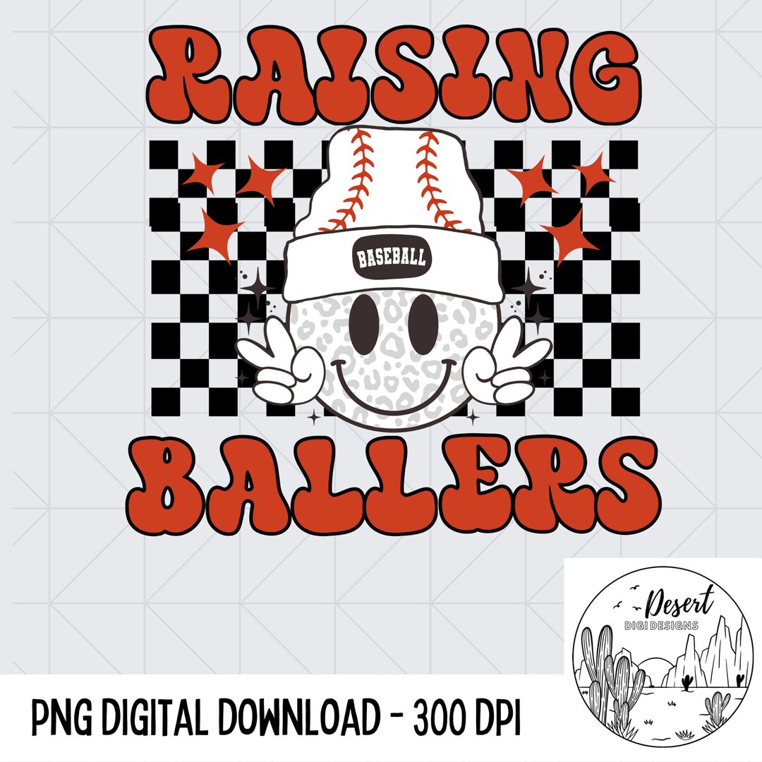 Raising Ballers Happy Face PNG - Smiley PNG - Baseball Design PNG ...