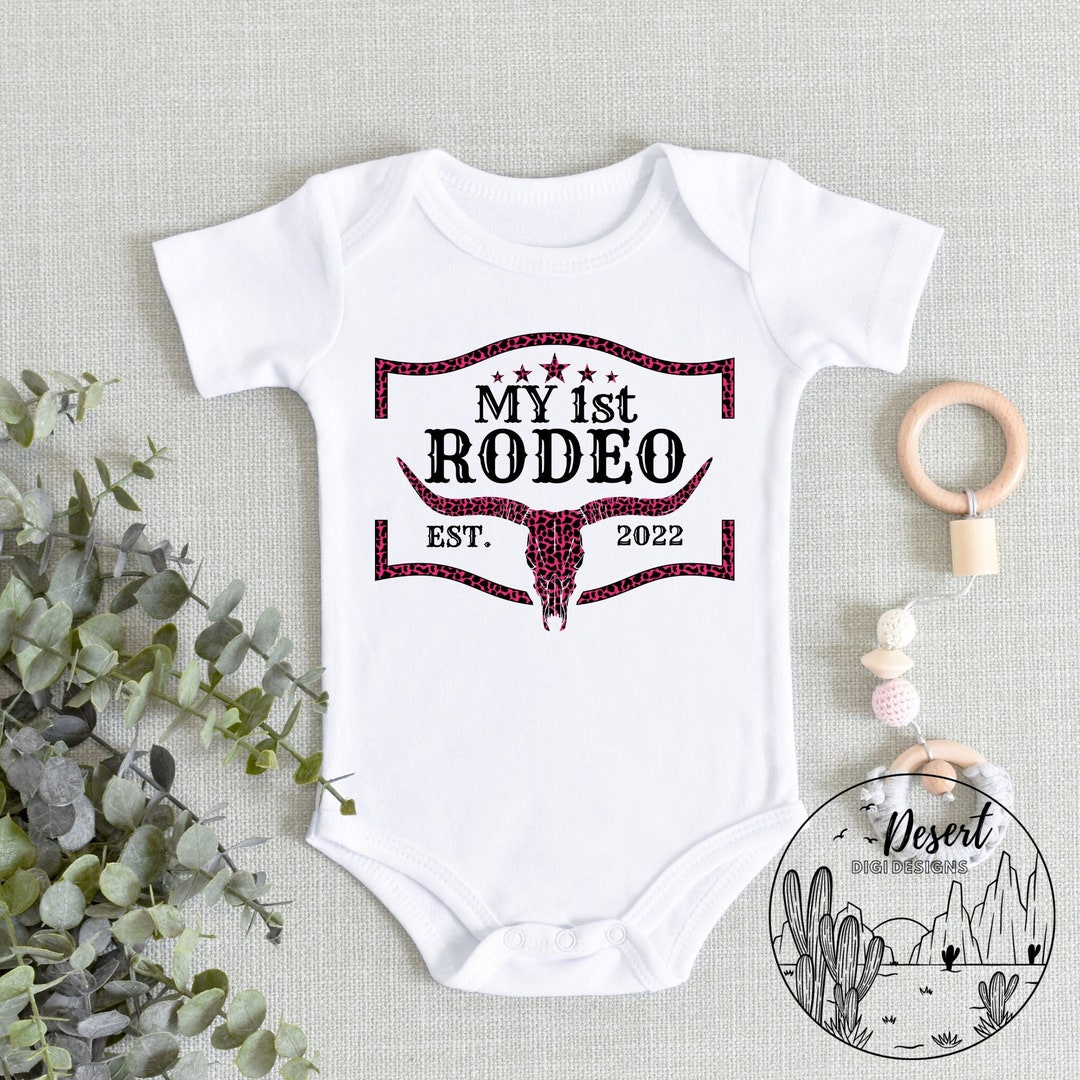 My 1st Rodeo PNG - Pink Cheetah Print - Cowhead Birthday Design PNG ...