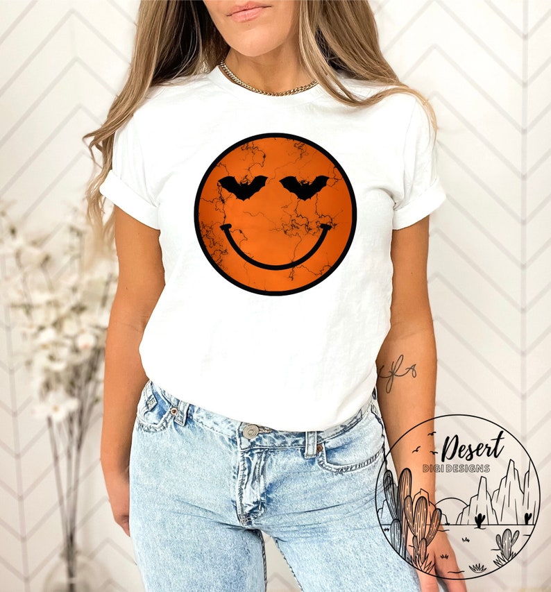 Halloween Bat Eyes Retro Smiley PNG - Smiley - Spider Halloween Design ...