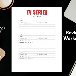 TV Series Tracker - Shows to Watch Planner Printable - PDF JPG Download ...