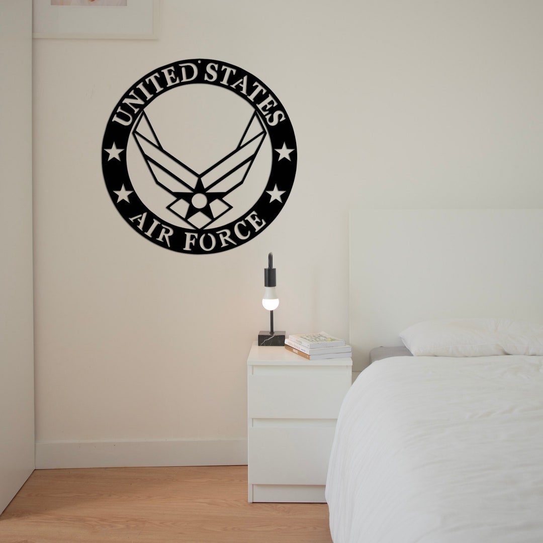 US Air Force Metal Wall Art - Etsy