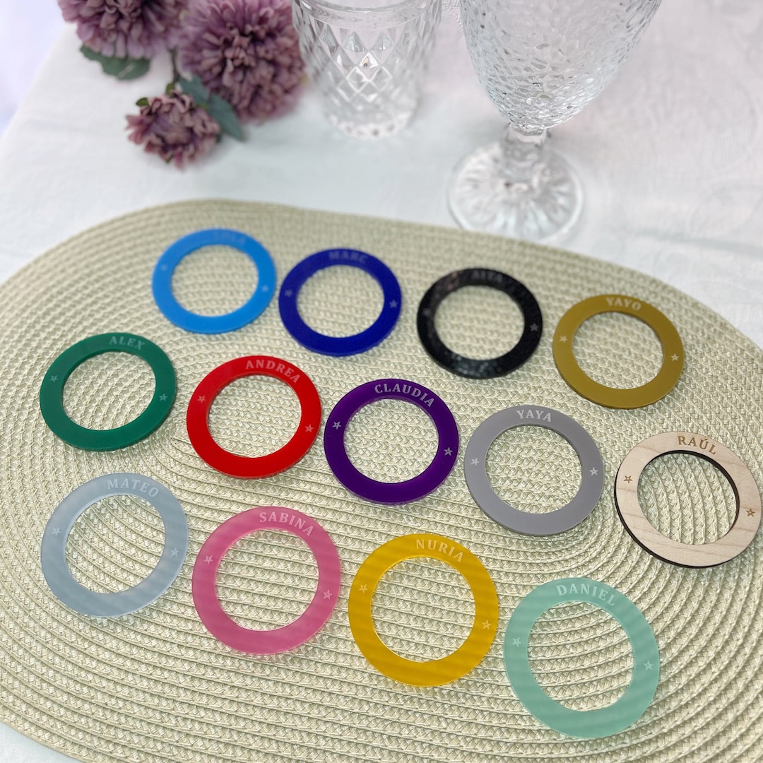 Personalized Napkin Ring With Name - Etsy