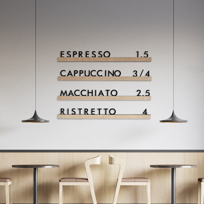 Cafe Menu Board - Etsy