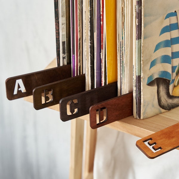 Wooden Shelf for Albums - Etsy