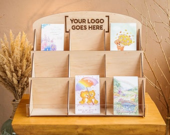 Note Greeting Card Display Rack New Acrylic 6 Tier 24 - Etsy