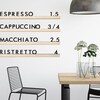 Wall Menu Board, Letter Board, Personalized Wall Menu, Cafe Wooden ...