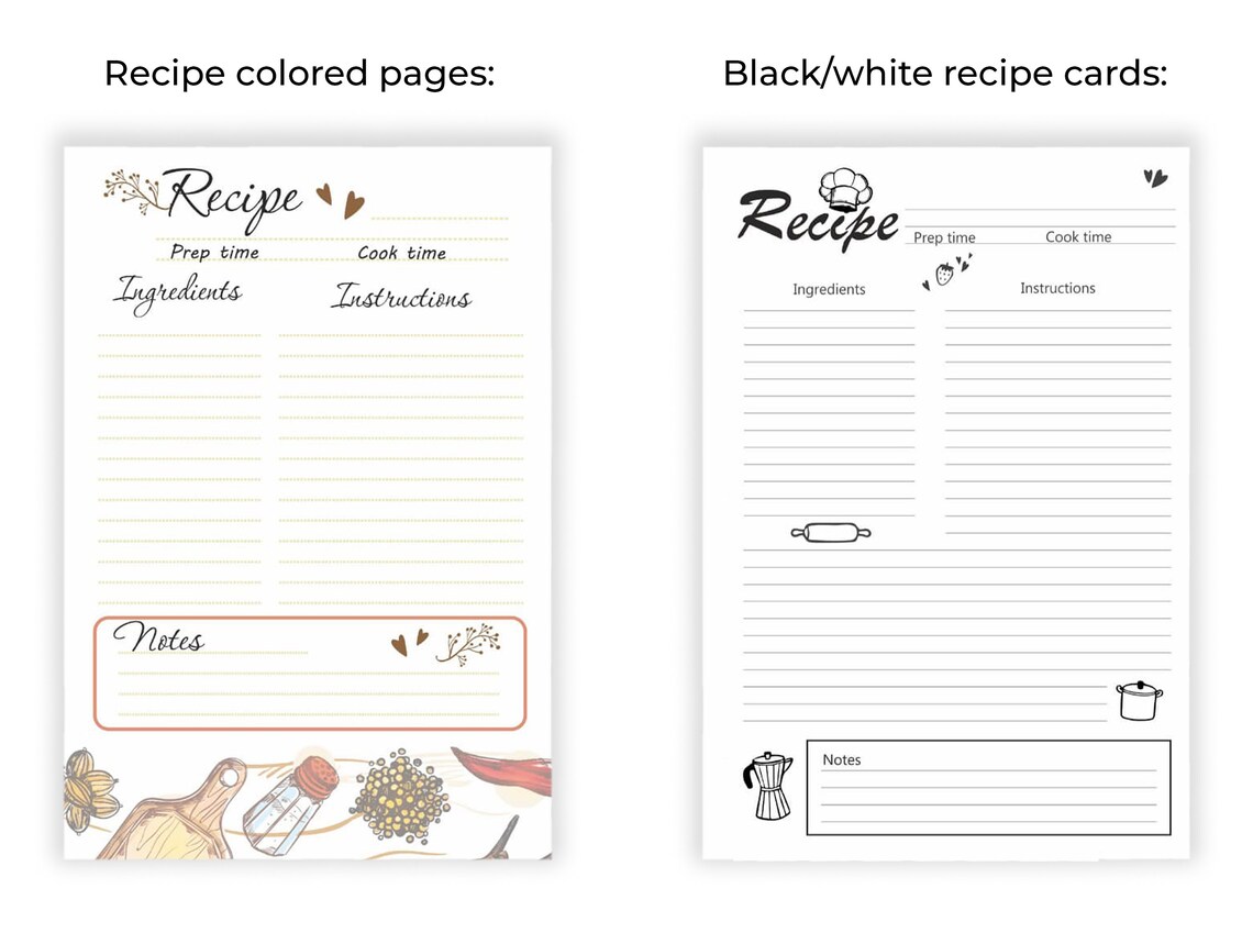 Personalized Binder Cookbook Mother Day Gift Wooden Recipe | Etsy