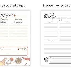Custom Recipe Book, Blank Cook Journal, Personalized Cooking Lover Gift ...