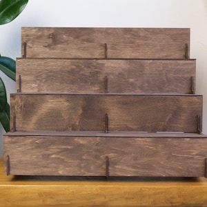 Market Showcase, Wood Display Stand, Portable Retail Display Stand ...