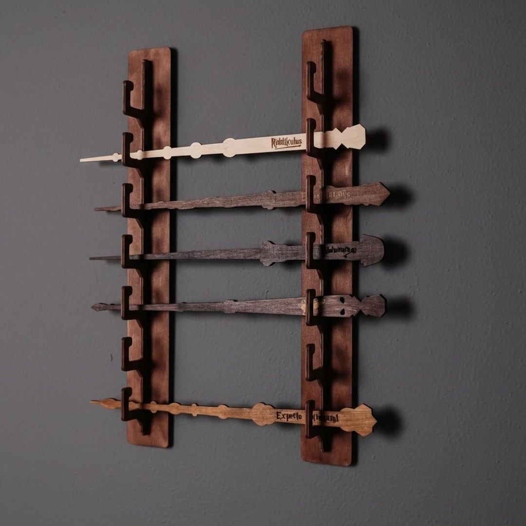 Wand Display Stand, Wand Holder Stand, Wand Wall Case Personalized ...