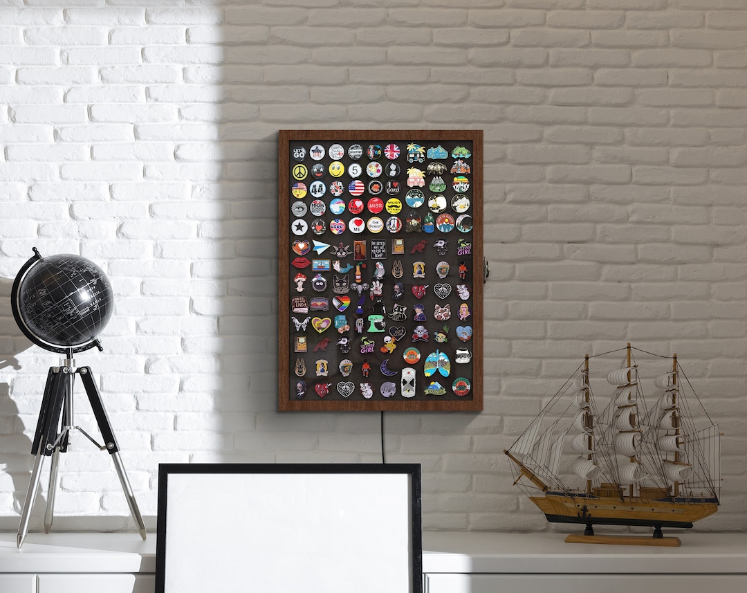 Pin Collection Holder, Lapel Pin Pins Display Case, Military Pins ...