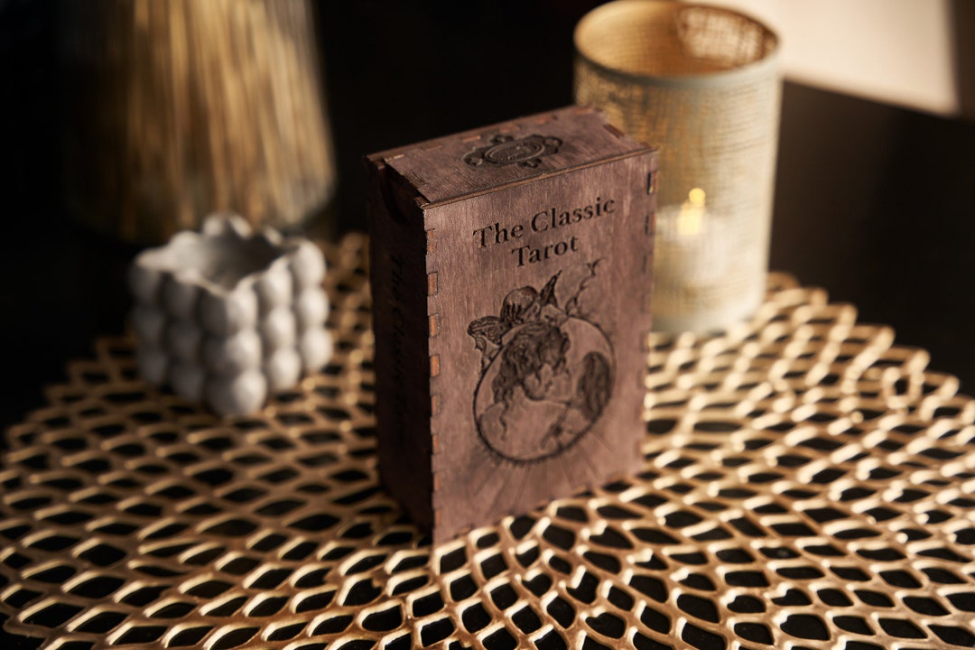 Tarot Cards Box, Tarot Card Holder, Tarot Wooden Box, Witchy Decor ...