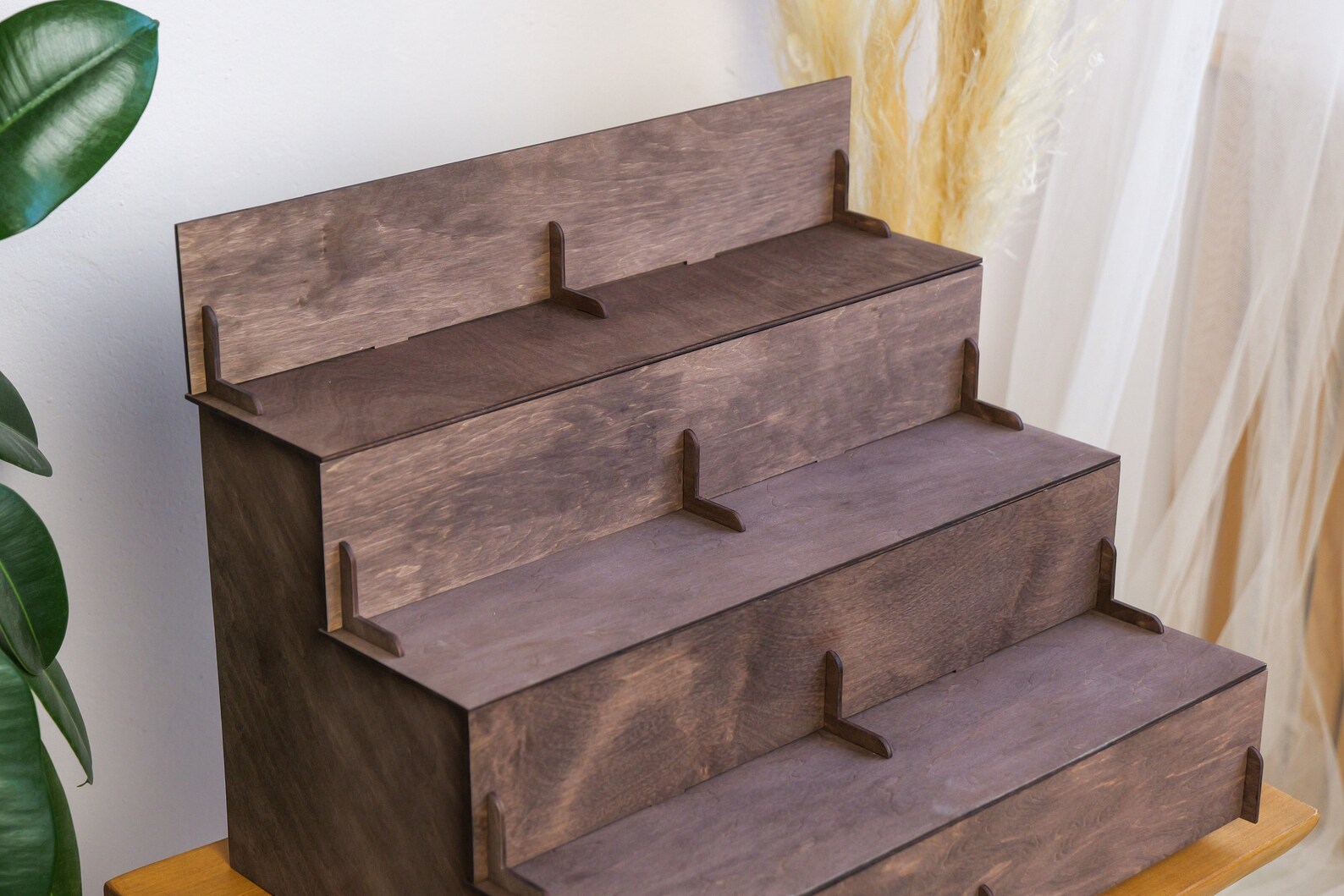 Market Showcase, Wood Display Stand, Portable Retail Display Stand ...
