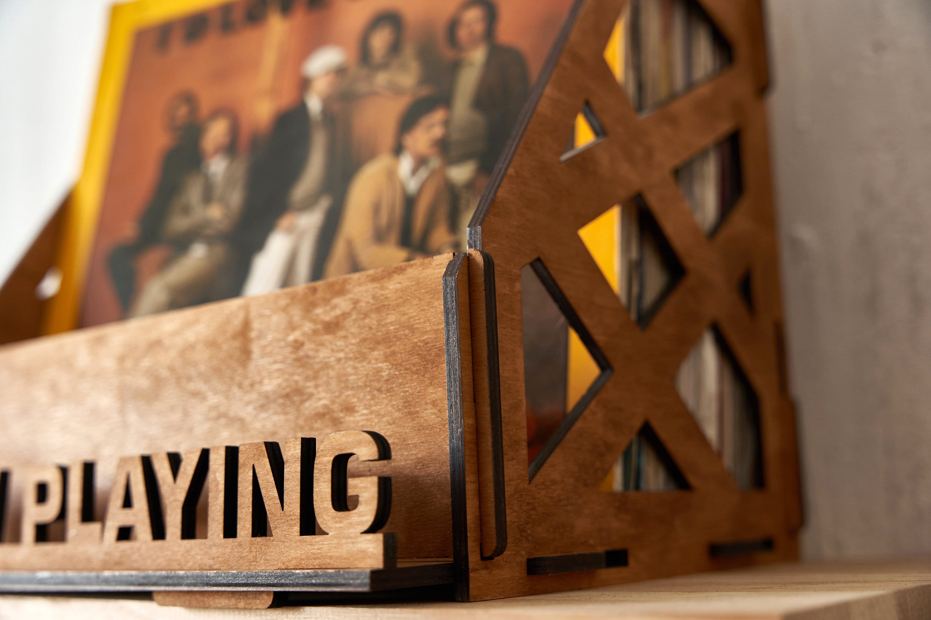 Now Playing Record Holder Record Holder Stand Vinyl Record - Etsy