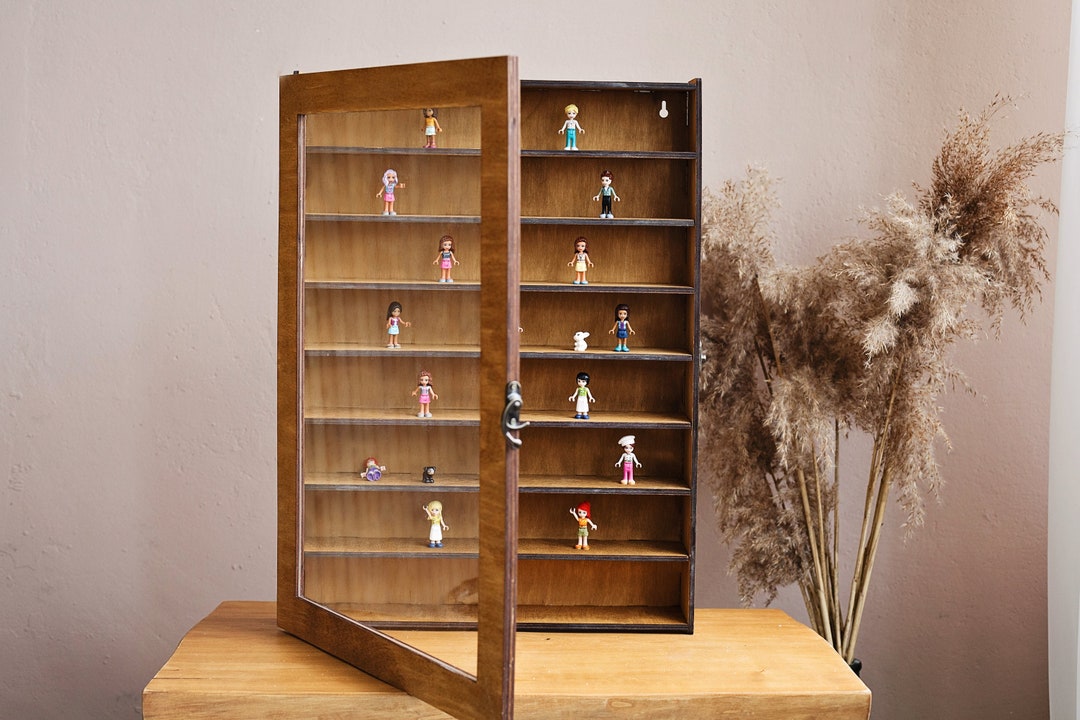 Display Case For Collectibles Display Case For Figures Wood Display