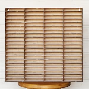 Cassette Tape Display Case Shelf, Wooden Cassette Organizer, Wooden ...