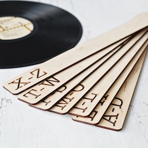 Vinyl Record Divider, Record Dividers, Handmade, Vinyl Record Dividers ...