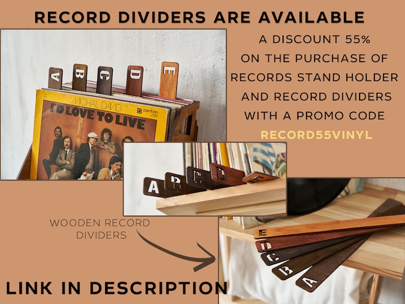 Vinyl Record Stand Vinyl Storage Flip Rack Display Vinyl - Etsy