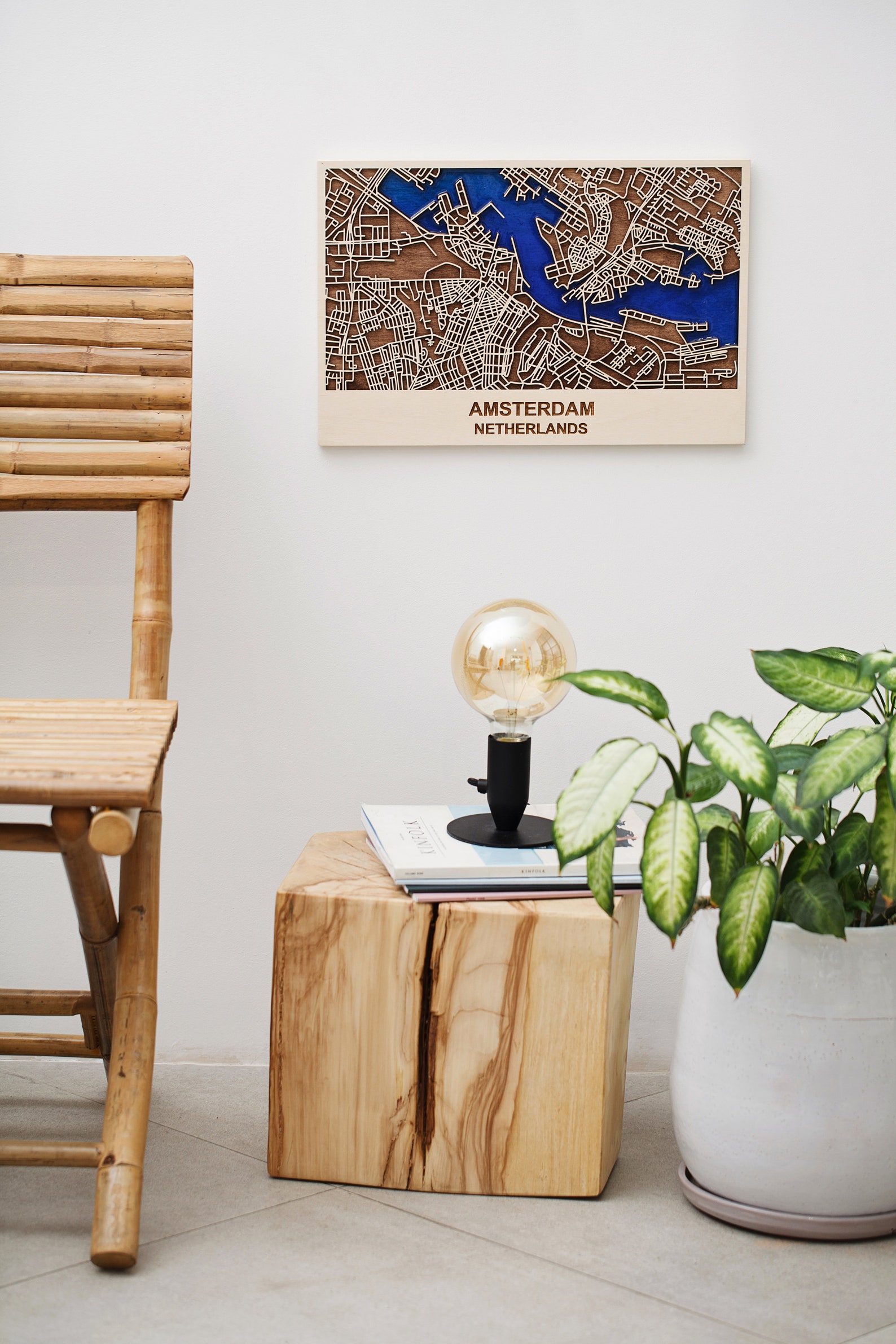 Amsterdam Epoxy and Wooden City 3d Plan, Street Cutouts | 8x12 in Map ...
