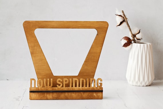 Now Spinning Record Stand Vinyl Record Holder Stand Vinyl - Etsy
