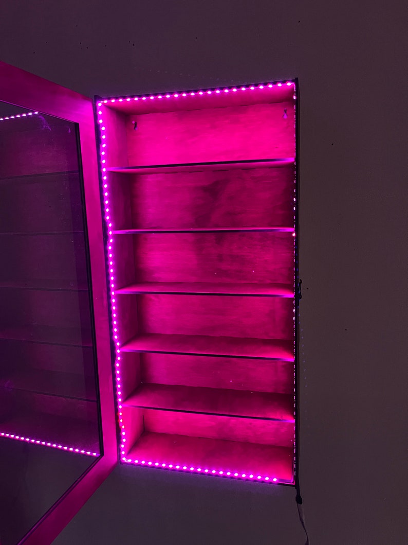 Led Display for Collectibles Display Shelves Display Cabinet - Etsy