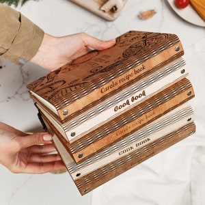 Custom Recipe Book, Blank Cook Journal, Personalized Cooking Lover Gift ...