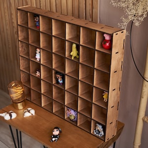 Display Shelf Case, Display Case for Figures, Wood Display Case ...